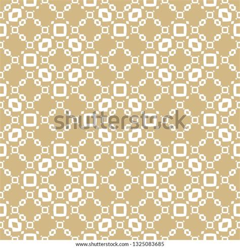 Golden Abstract Geometric Seamless Pattern Elegant Stock Vector