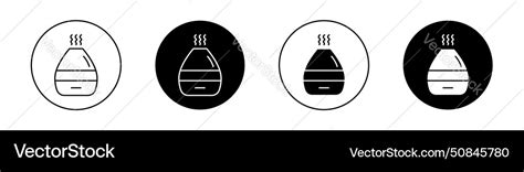 Diffuser Icon Set Scent Reed Aromatherapy Symbol Vector Image