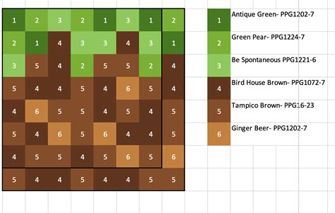 Minecraft Cake Design With Numbers And Squares Minecraft Cake Design With Numbers And Squares