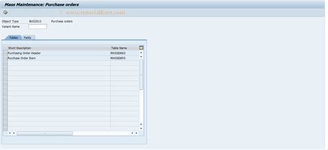 Memasspo Sap Tcode Mass Change Of Purchase Orders