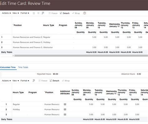 Time Card Showing Blank For Newly Created Hours Type — Cloud Customer Connect