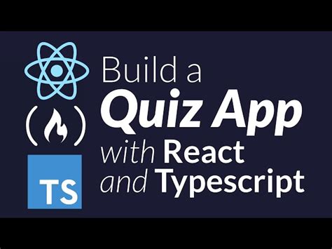 React Typescript Tutorial Build A Quiz App