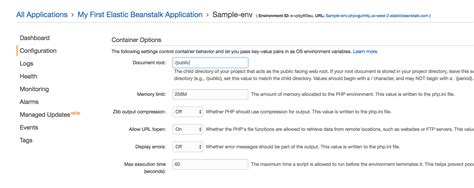 deploy laravel app to elastic beanstalk amazon ec2