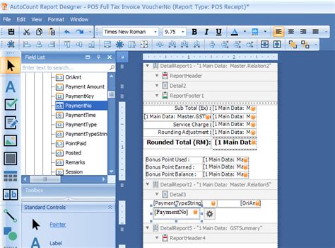 Pos FNB Show Voucher No At POS Receipt AutoCount Resource Center