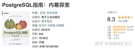 10本 Postgresql 学习书籍推荐 世界读书月 知乎