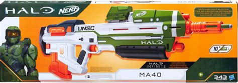 Customer Reviews Nerf Halo Ma40 Motorized Dart Blaster E9262 Best Buy