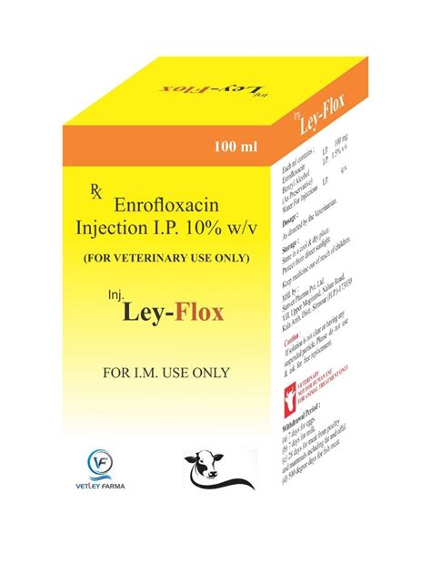 Enrofloxacin Injection Prescription Treatment Antibiotic Rs 210 Vail Id 23309442188