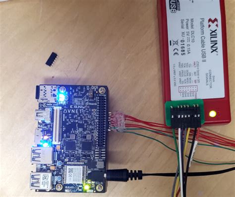 avnet ultra96 v2のuartとjtag fpgaと論理設計