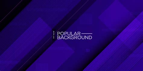 Abstract Geometric Dark Purple Gradient Background With Shadow And