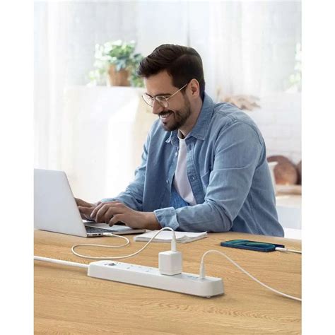 Extension Cord With Usb And Usb C Extension Socket Power Strip A9136