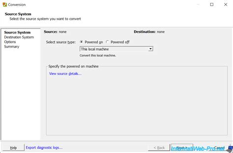 Virtualize A Physical Computer P2v With Vmware Vcenter Converter Standalone For Vmware