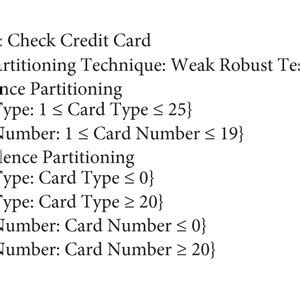 Example Of Equivalence Class Partitioning Download Scientific Diagram