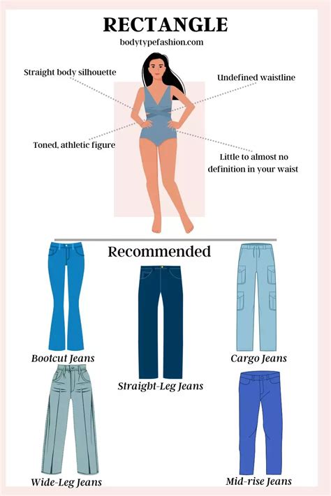 Best Jeans For Rectangle Body Shape In 2024 Body Type Clothes