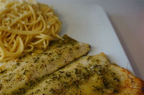 송어흰살생선 갈릭 버터 구이