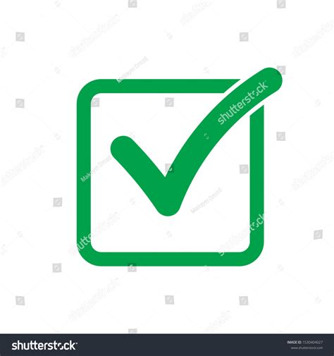 Check List Button Icon Check Mark Stock Vector Royalty Free Shutterstock