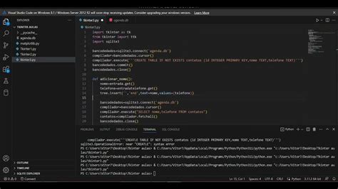 Tkinter 13 Part 2 How To Create A Treeview With A Python Database