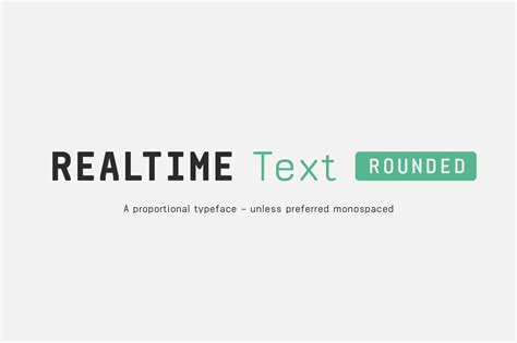 Realtime Text Rounded Font Fontpath