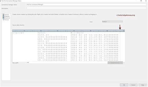 Ssis Load Fixed Width Flat File Data To Sql Server
