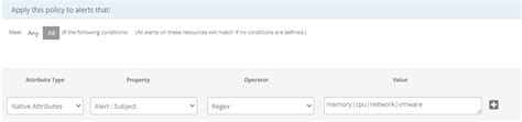 Regular Expression Regex To Filter Alerts Opsramp Documentation