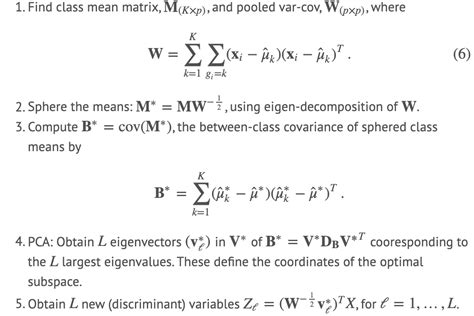 Discriminant Rules