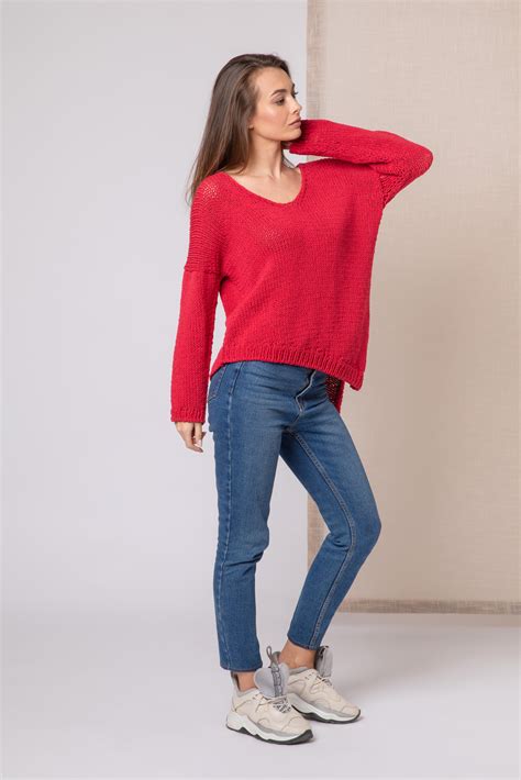 Тонкий свитер женский - купить в интернет-магазине вязаной одежды Shapar