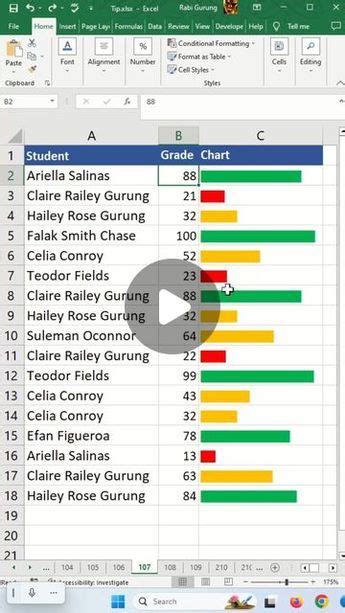 Rabi Gurung On Instagram How To Change Bar Graph Colors In Excel Based On Value Excel Tips
