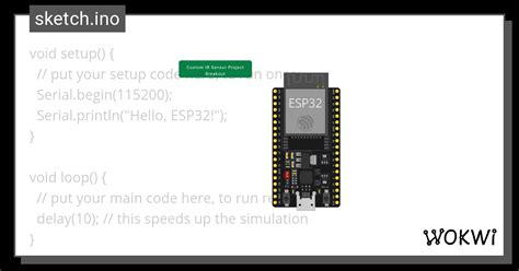 tesing on custom chip wokwi esp32 stm32 arduino simulator