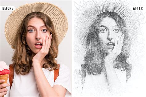 افکت عکس نقاشی خط خطی هنری کد محصول 141260