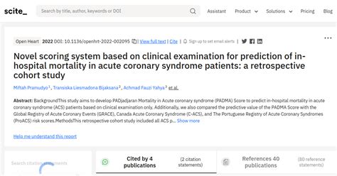 Novel Scoring System Based On Clinical Examination For Prediction Of In Hospital Mortality In