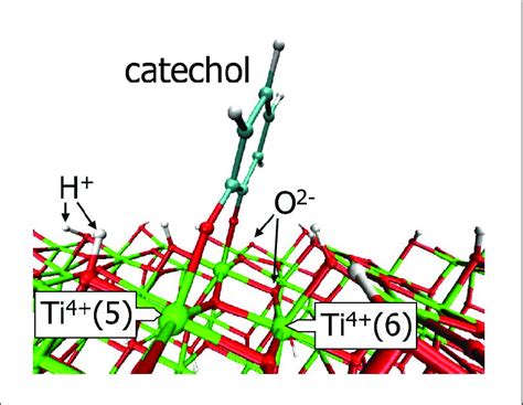 Relaxed Configuration Of The Sensitized Tio 2 Nanostructure As