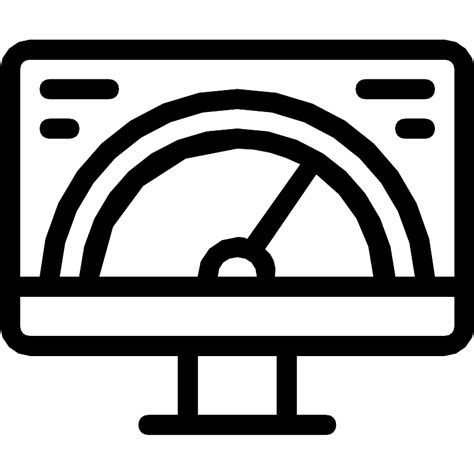 Seo Computer Gauge Speed Monitor Vector Svg Icon Svg Repo
