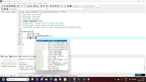 How To Write To A Textfile In C College Edition Lesson 15 Youtube