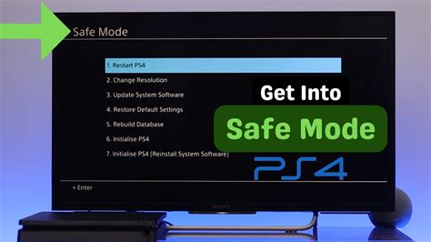 How To Safe Mode On Ps4 Youtube