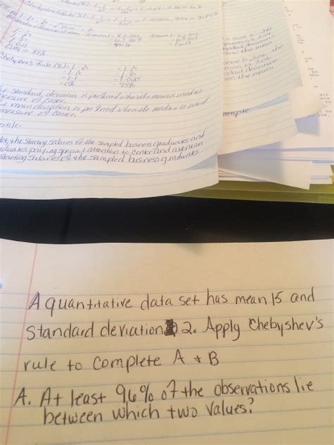 solved a quantitative data set has mean 15 and standard