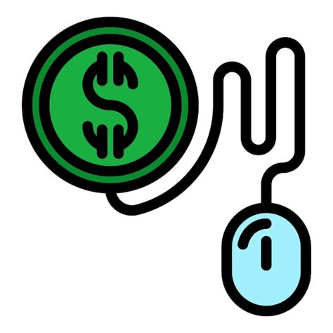 Premium Vector Money Monetization Icon Outline Money Monetization Vector Icon Color Flat Isolated