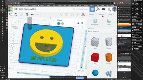 Tinkercad Modeling Smile 5 Modifying Shapes And Final Touches Youtube
