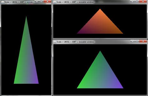scala lwjgl awt resizable opengl window r scala