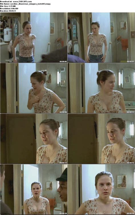 Naked Caroline Dhavernas In Niagara Motel