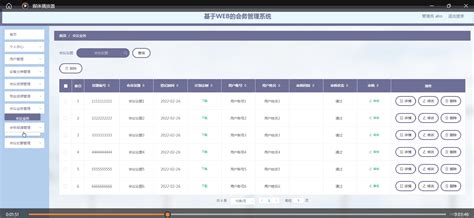 ssm php node python基于web的会务管理系统 csdn博客