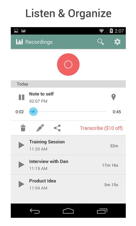 Rev Voice Recorder App On Amazon Appstore