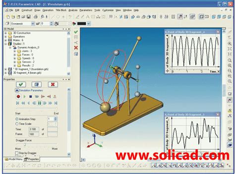 T FLEX 3D Dynamics CAD analýza a simulace pohybu ihned zdarma ke stažení Slunečnice cz