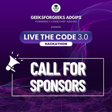 Geeksforgeeks Adgips Chapter On Linkedin Hackathon3 Geeksforgeeks Adgips Sponsorship