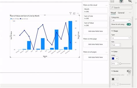 Border Marker In Line And Stacked Column Chart See Microsoft