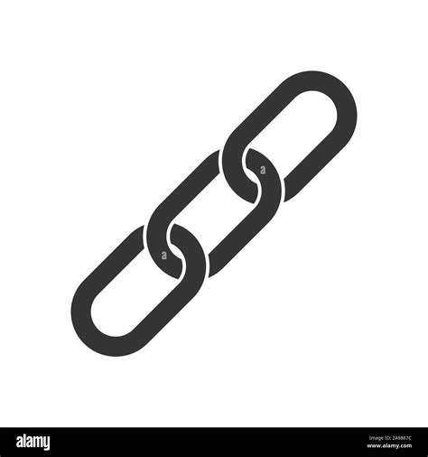 Vector Chain Icon Vector Chain Link Symbol Chain Icon In Flat Style Stock Vector Image And Art
