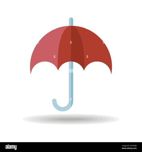 Umbrella Vector Icon Investment Protection Symbol Weather Accessory Security Sign Graph