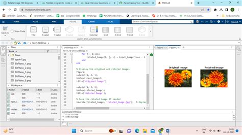 Matlab Program To Rotate An Image 180 Degrees Clockwise Without Using