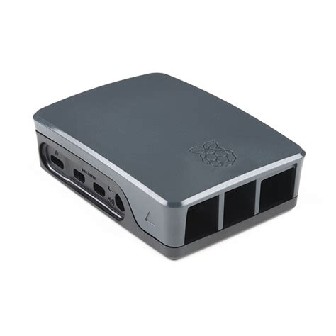 Official Raspberry Pi 4 Case Black Gray Electronics In Touch Co