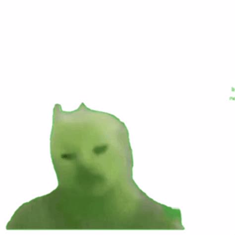 Slap Table Green Alien Cat Angry  Slap Table Green Alien Cat Angry