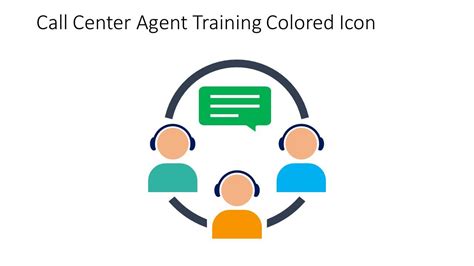 Call Center Agent Training Colored Icon In Powerpoint Pptx Png And Editable Eps Format Ppt