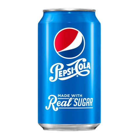 Pepsi Cola Made With Real Sugar Throwback 355ml Can Usa Bites